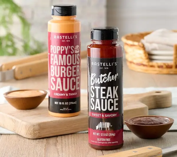 RASTELLI'S S/2 Signature Steak Sauce & Poppy's Burger Sauce