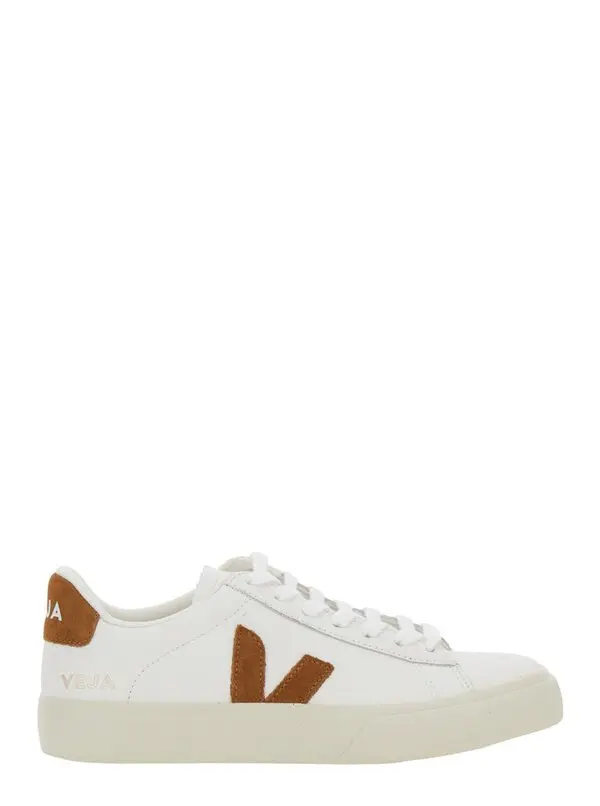 VEJA Campo Low-top Leather Sneakers - White