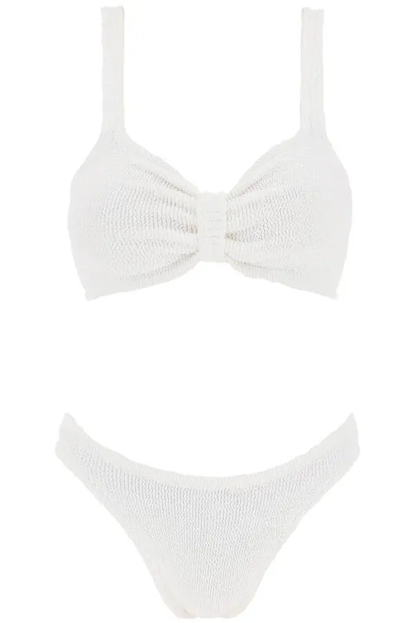Buy HUNZA G. Bonnie Bikini Set - Bianco At 33% Off | Editorialist