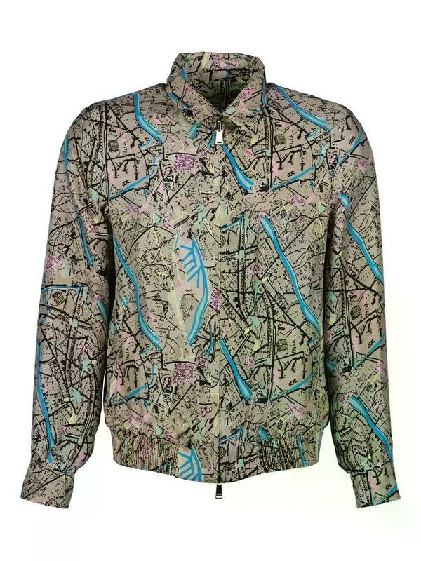 Fendi Reversible Map Shirt Jacket