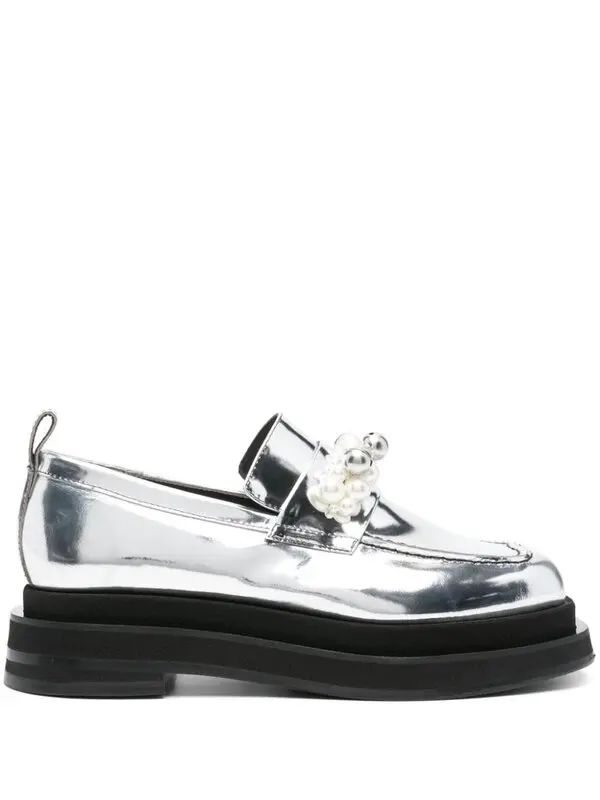 Simone Rocha Heart Toe Platform Loafers