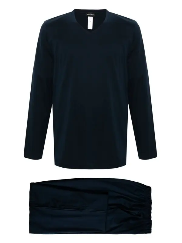 Hanro Longsleeved Cotton Pyjamas