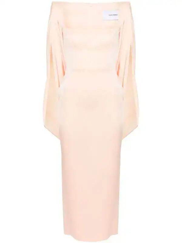 Alex Perry Satin Maxi Dress In Pink - 50% Off | Editorialist