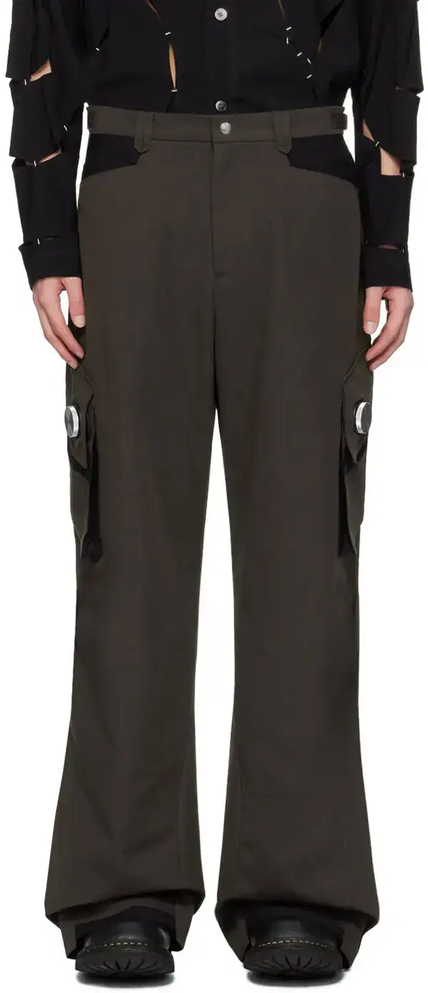 Cmmawear Exclusive Brown Gaia Cargo Pants In Dark Brown - 23% Off 