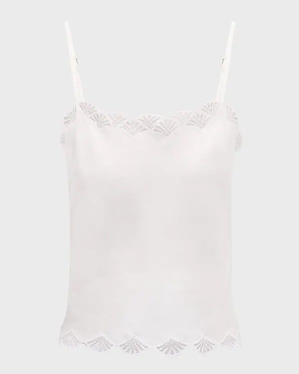 Natori Colette Lace-trim Cami Pajama Set
