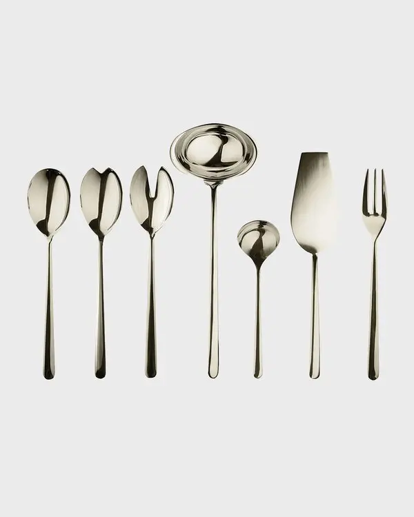 MEPRA Linea Champagne 7-piece Full Serving Set