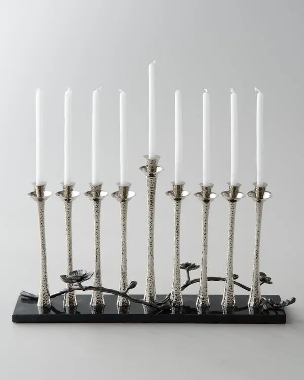 Michael Aram Black Orchid Menorah