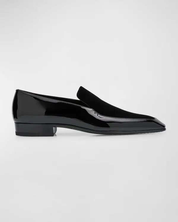 Saint Laurent Gabriel 20 Patent Leather Loafers