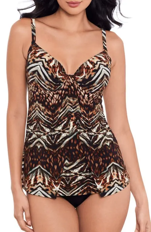 MIRACLESUIT® Tigress Gala Underwire Tankini Top