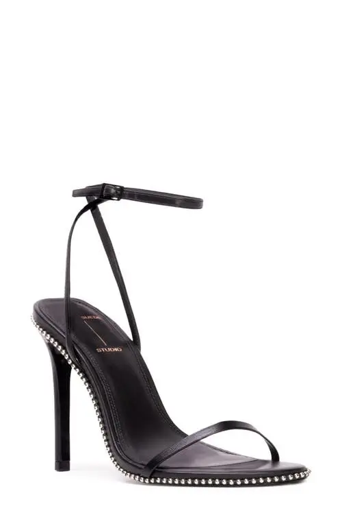 BLACK SUEDE STUDIO Lele Ankle Strap Sandal