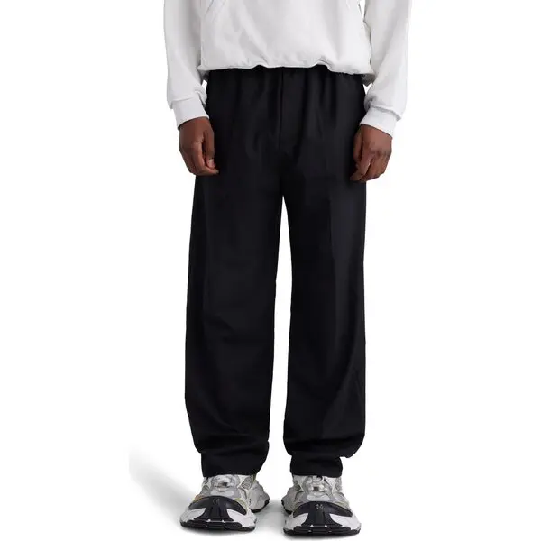 Balenciaga Elastic Waist Wool Ripstop Pants
