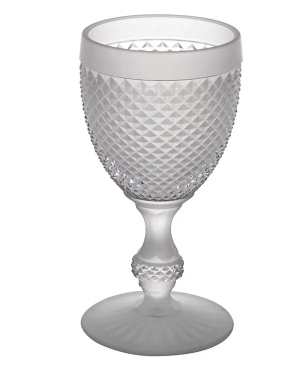 VISTA ALEGRE Bicos Frosted Water Goblet - Clear