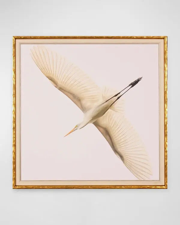 SHADOW CATCHERS Flying Egret" Giclee