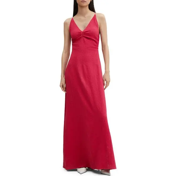 Mango Textured Maxi Dress