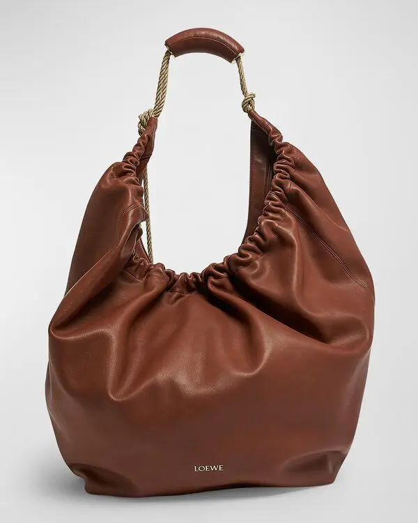 Loewe X Paula's Ibiza Squeeze Shoulder Bag - Tan