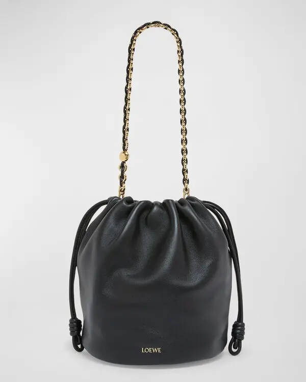 Loewe X Paula's Ibiza Flamenco Bucket Bag - Black