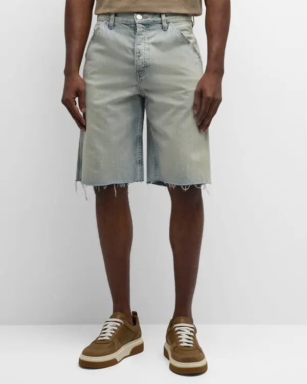 FRAME Skater Denim Shorts