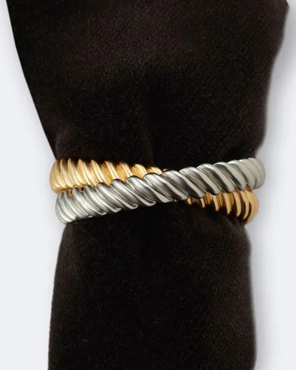 L'Objet Deco Twist Napkin Rings Jewels, Set Of 4 - One-color