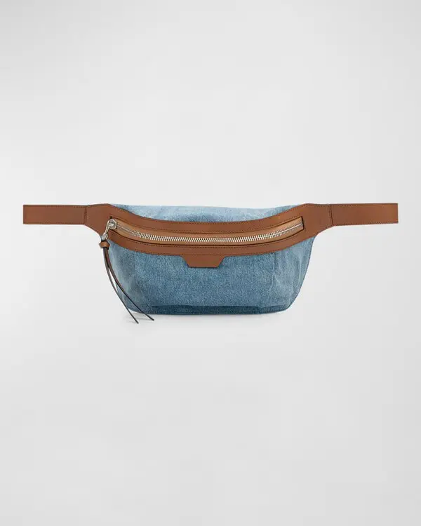 Rag & Bone Commuter Denim Belt Bag - Dnm