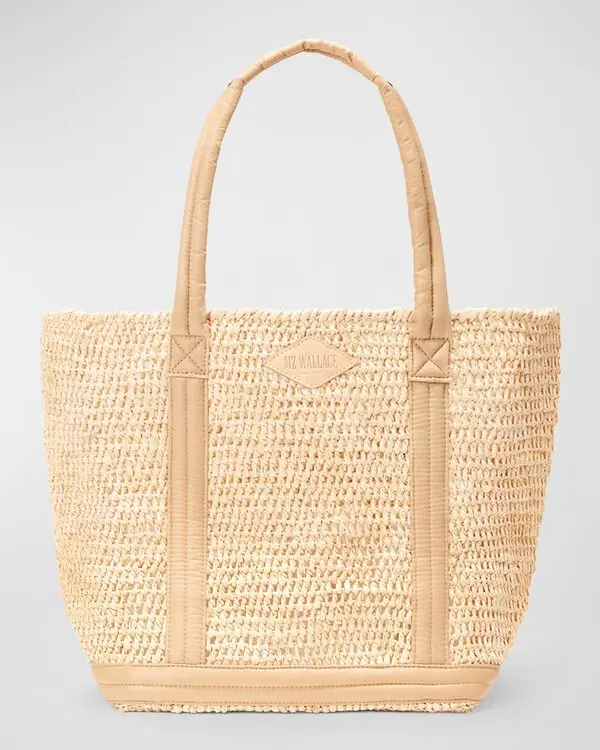 Mz Wallace Raffia Tote Bag - Multi