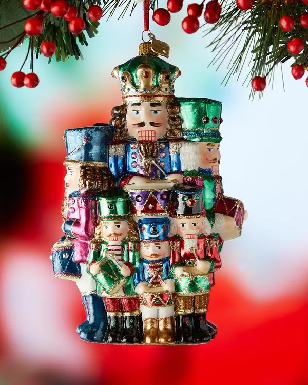 JAY STRONGWATER Drummers Drumming Christmas Ornament