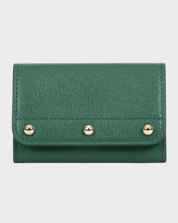 FRANZI Luisa Mini Flap Card Holder - Franzi Green