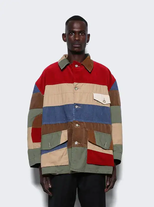 Saint Michael X Shermer Academy Safari Jacket - Multicolor