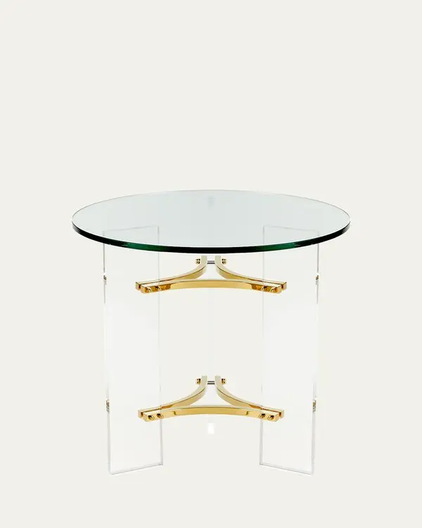 INTERLUDE HOME Tamara Acrylic Side Table