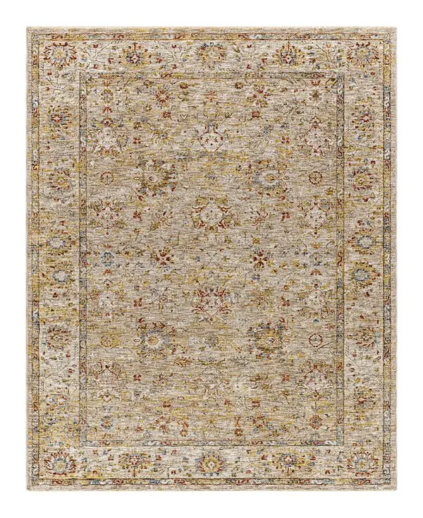 LIVABLISS Mona Lisa Mni-2313 Area Rug, 2' X 3 - Cream/rust