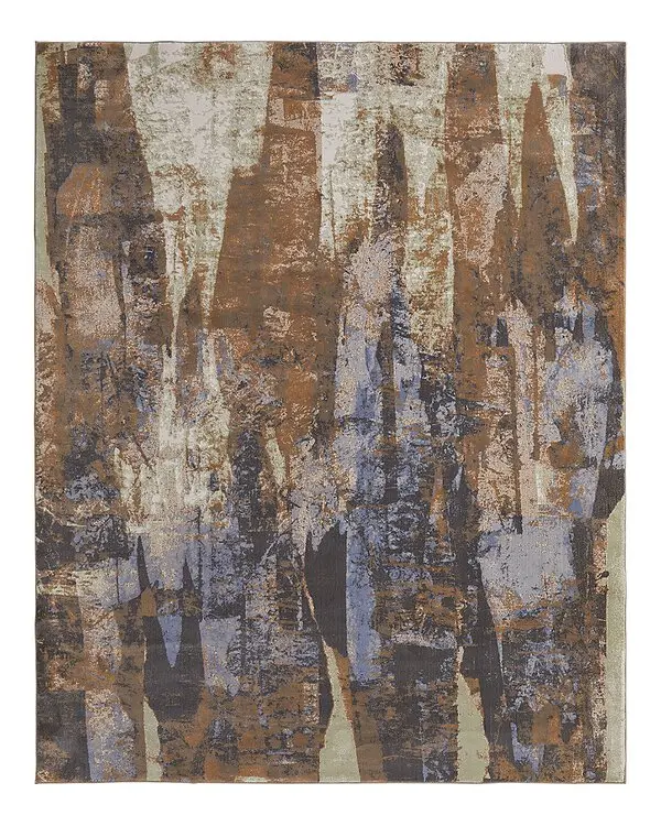 FEIZY Clio Clo39k6f Area Rug, 5' X 7'6 - Brown/blue
