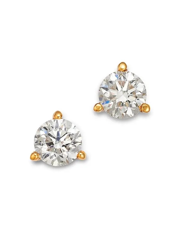 Bloomingdale'S Diamond Stud Earrings, 0.90 Tcw - White/gold