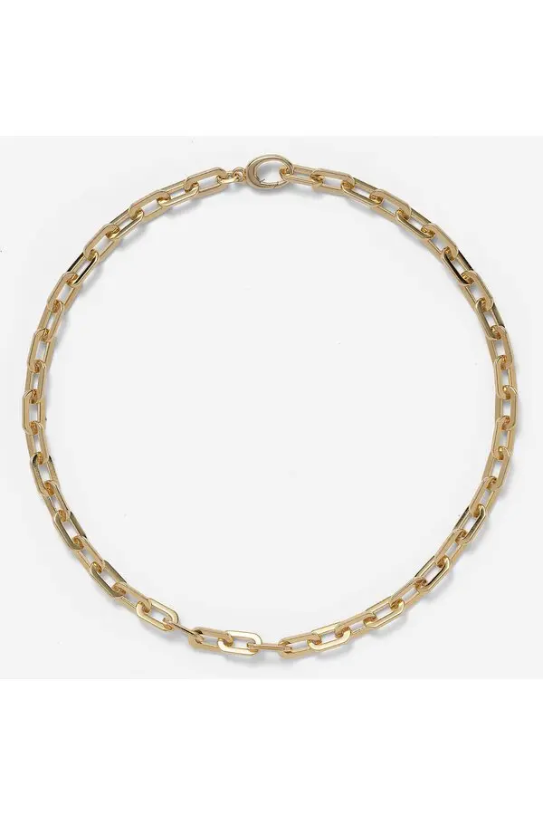 Lady Grey Octagon Chain Necklace - Gold