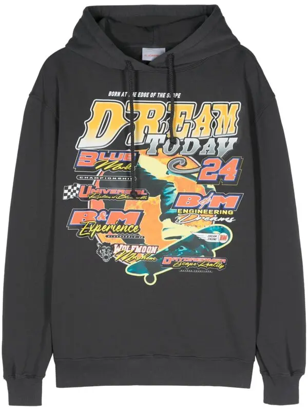 BLUEMARBLE Graphic-print Cotton Hoodie