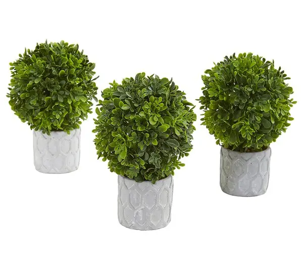 NEARLY NATURAL 9' Boxwood Artificial Mini Topia Ry