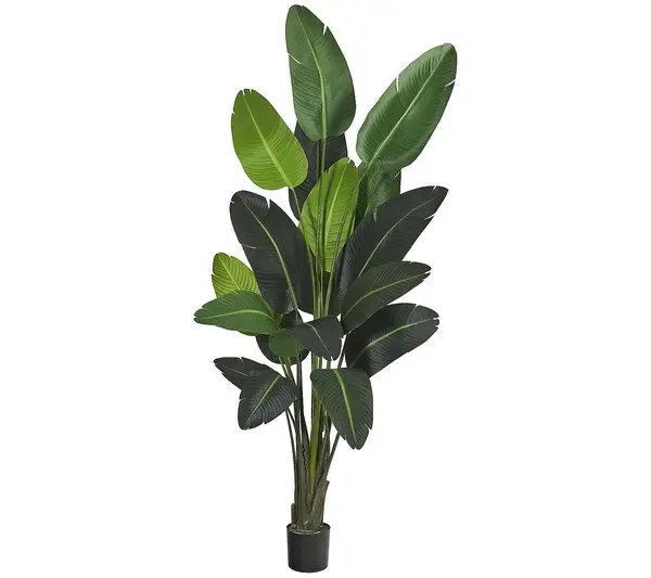 NEARLY NATURAL 8' Traveler's Palm Artificial Tr Ee