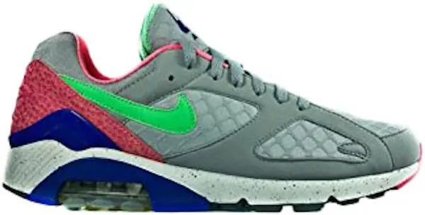 Nike Air Max 180 Urban Safari Sneakers - Stdm Grey/psn Grn/hypr Bl