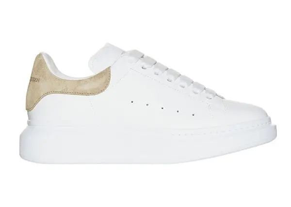 Alexander McQueen Oversized Sneakers - White/beige