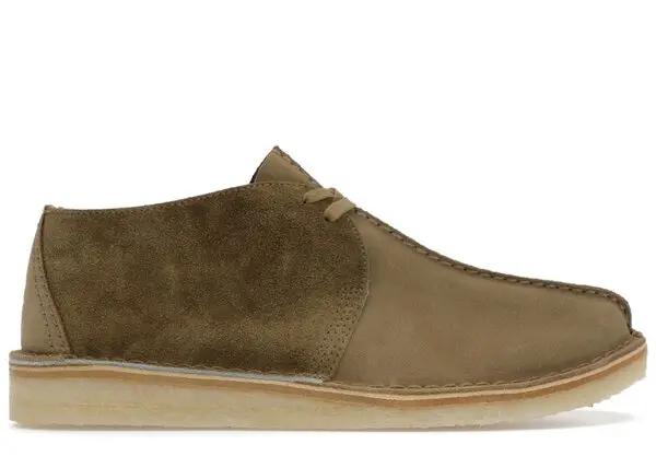 Clarks Desert Trek Lace-up - Dark Olive Combination