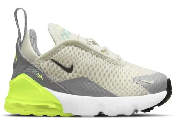Nike Air Max 270 Sneakers - Light Bone/volt/particle Grey