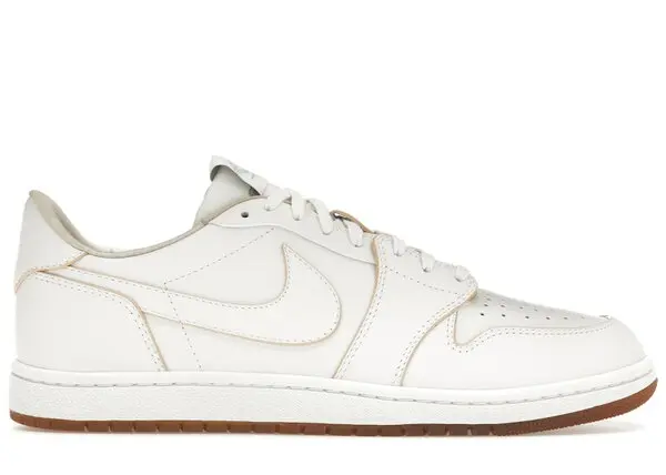 JORDAN 1 Retro Low '85 Wings Sneakers - Summit White/wolf Grey/sanddrift
