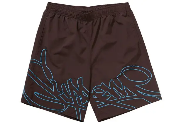 Supreme Tag Water Short - Brown