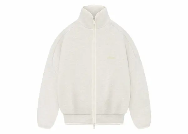 Fear Of God Athletics Heavy Fleece Track Jacket - Oatmeal Heather