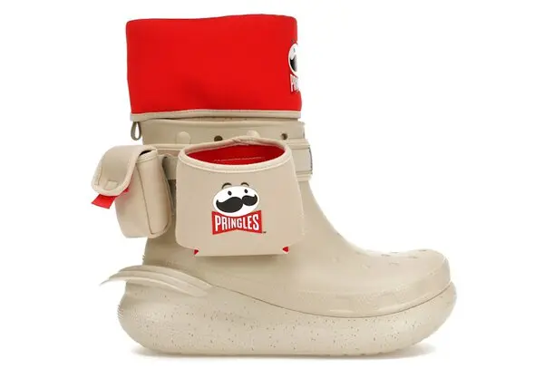 CROCS Classic Crush Pringles Boots - Bone