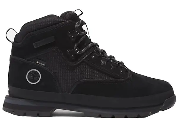 Timberland Euro Hiker Mid Lace Up Goretex Boots - Black Suede