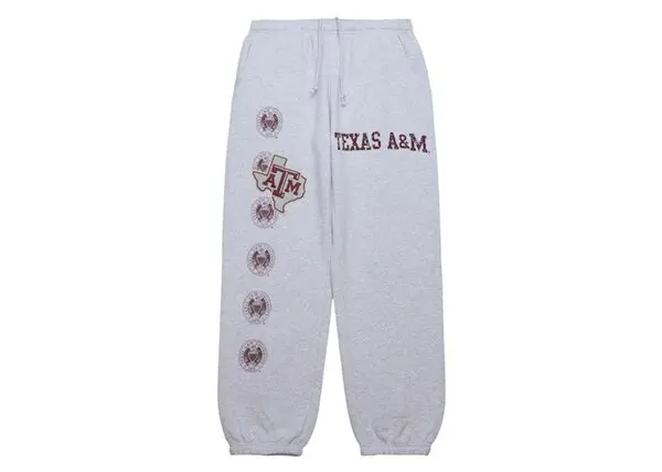 TRAVIS SCOTT X Mitchell & Ness Texas A&m Aggies Classic Sweatpants - Heather Gray
