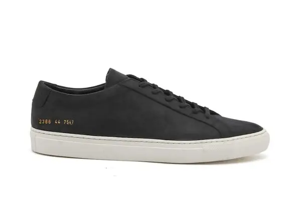 COMMON PROJECTS Original Achilles Low Nubuck Sneakers - Black/white