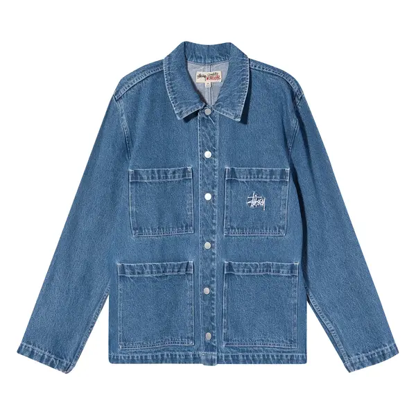 StÜssy Denim Chore Jacket - Blue