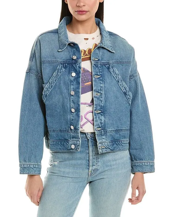 Buy MOTHER Denim The Triangle Drifter Jacket - Blue At 59% Off ...