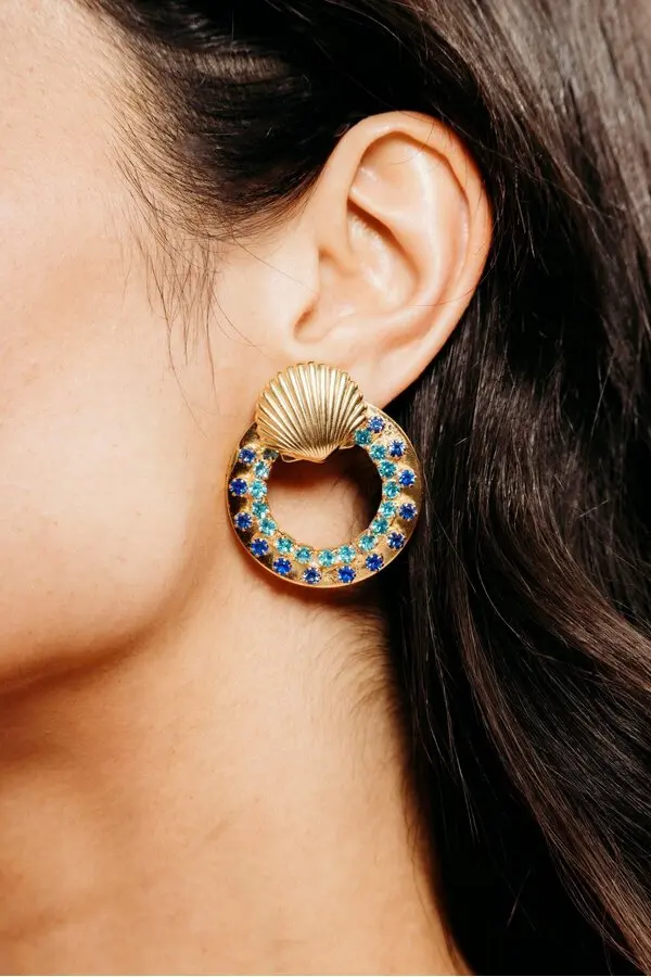 ELIZABETH COLE Calla Earrings