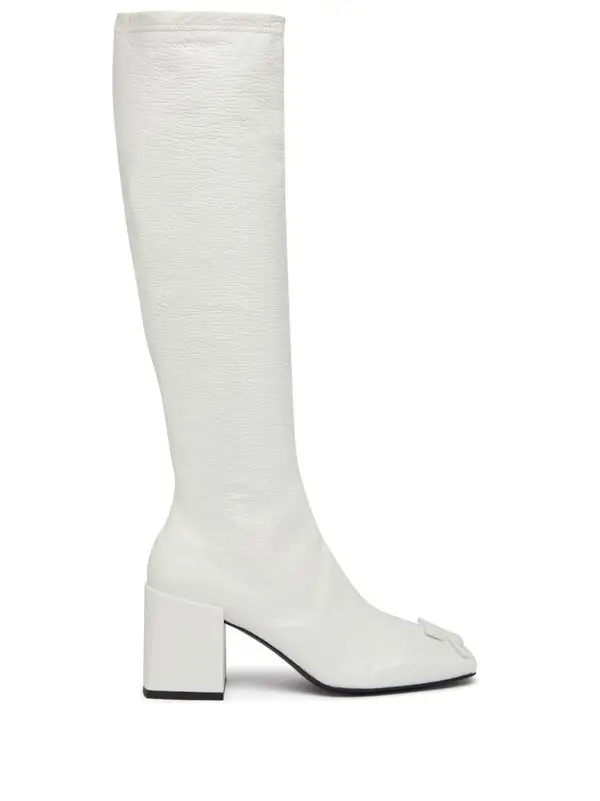 COURREGES Reedition Ac Square-toe Boots - White